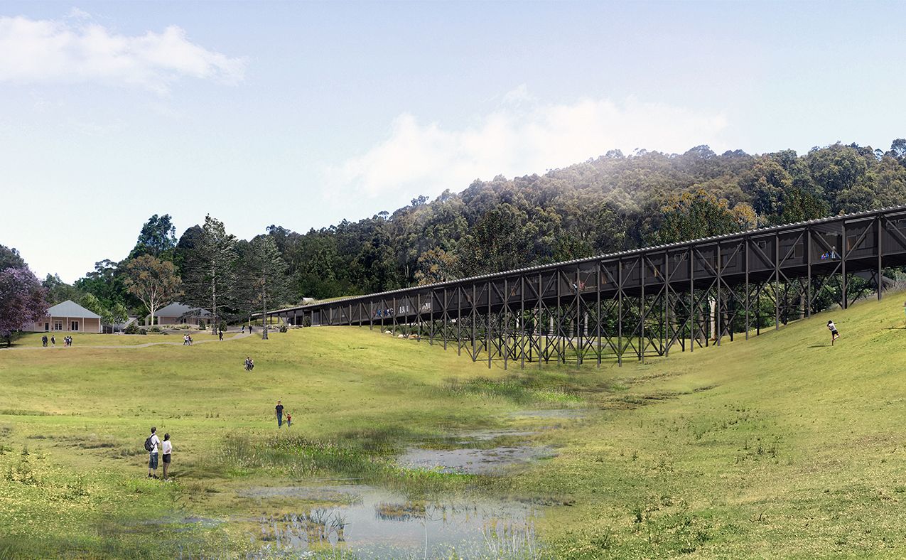 Bundanon Bridge & Bundanon Gallery Open in NSW - Marble